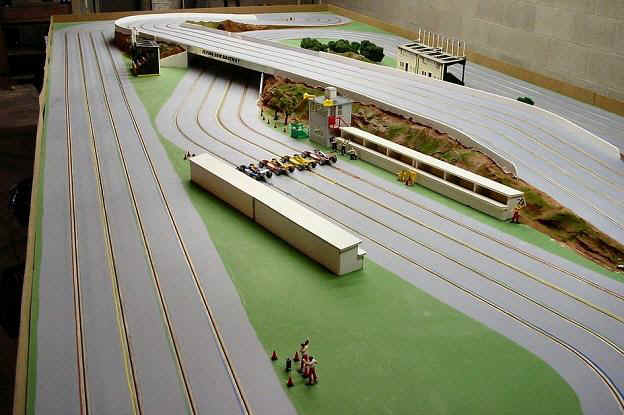 Routed Wooden Track - HO Slot Car Racing